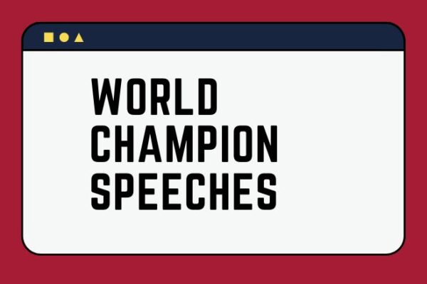 World Champions of Public Speaking. Complete List Updated 2023